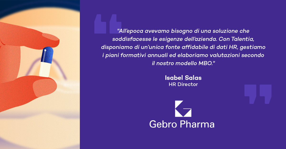 Gebro Pharma e il successo della digitalizzazione HR grazie a Talentia